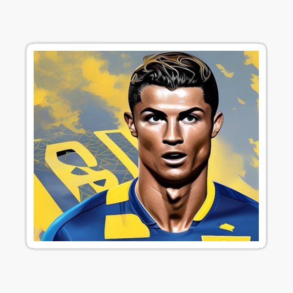 "Ronaldo al nassr " Sticker for Sale by sagestar | Redbubble