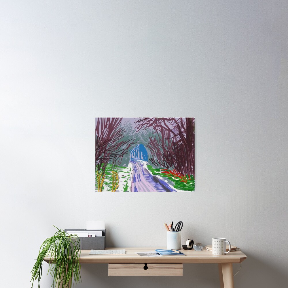 "David Hockney » , Spring Time » lithograph - Certificate, Signed, Top ...