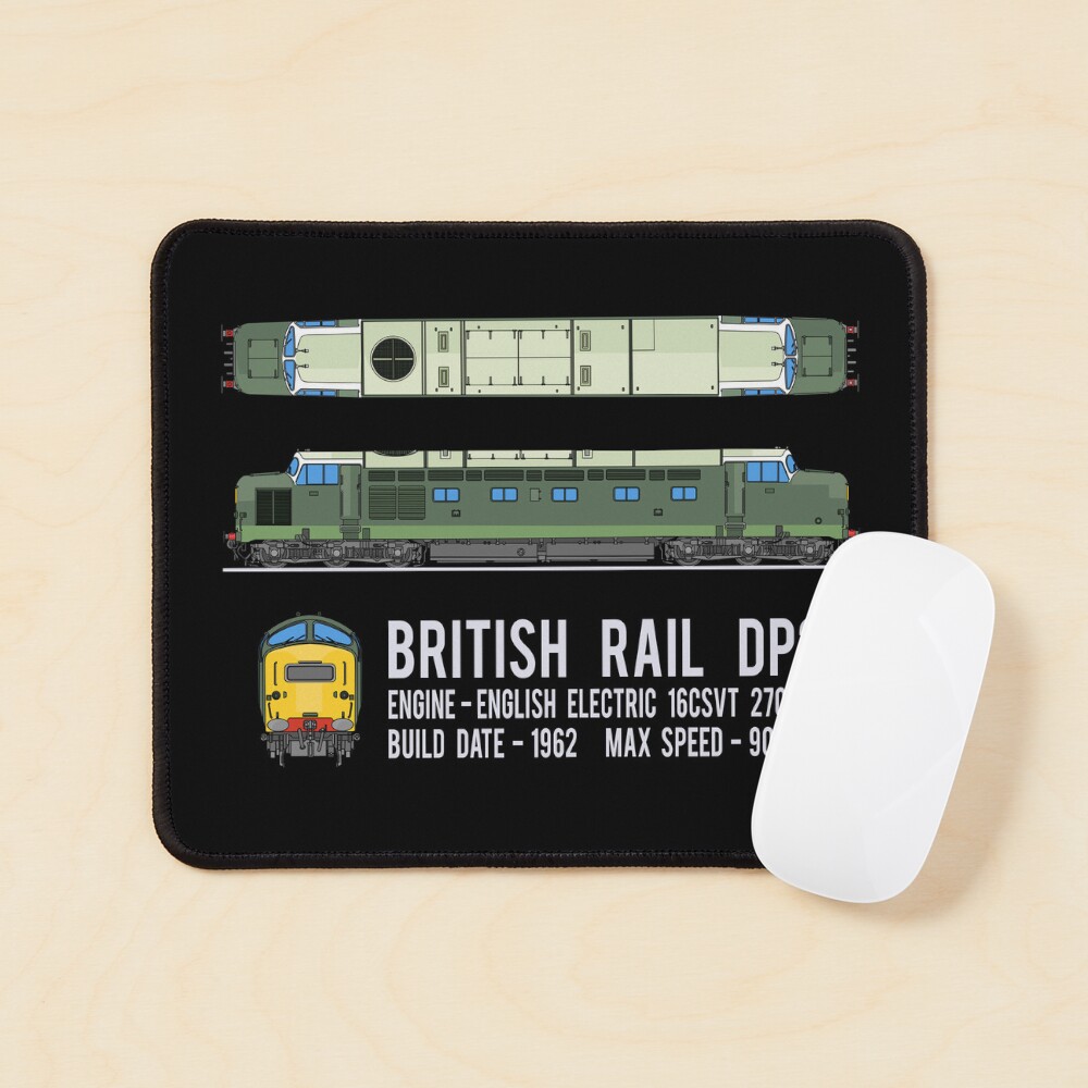 "British Rail DP2 Diesel Electric Locomotive Train Diagram Gift ...