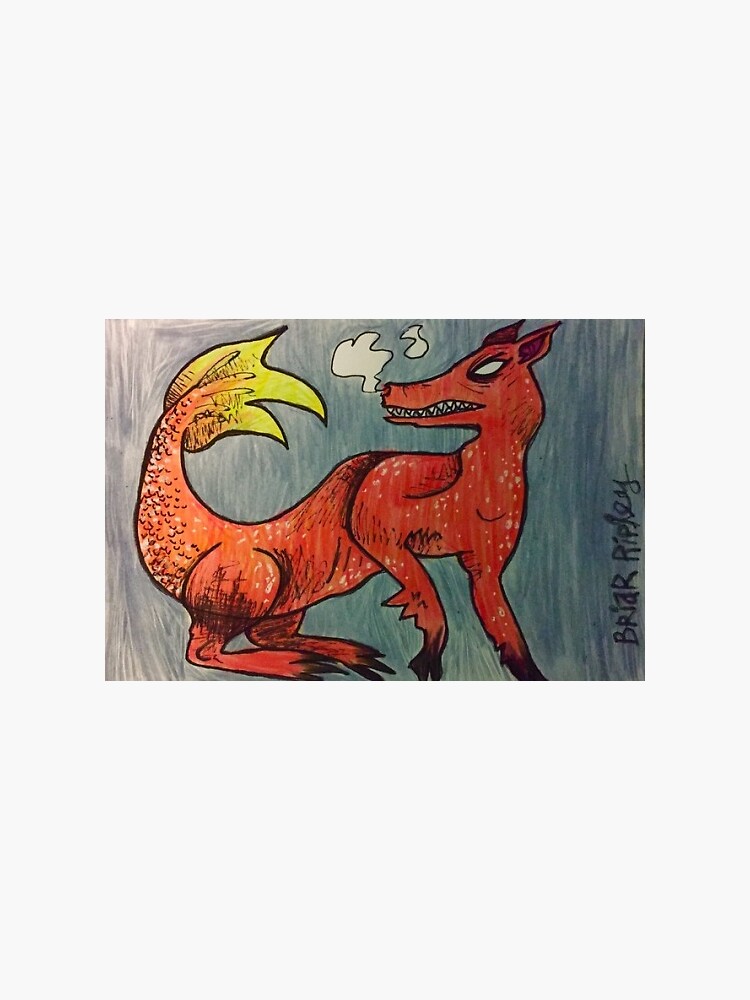 "angry red guy" Sticker for Sale by BriarRipley | Redbubble