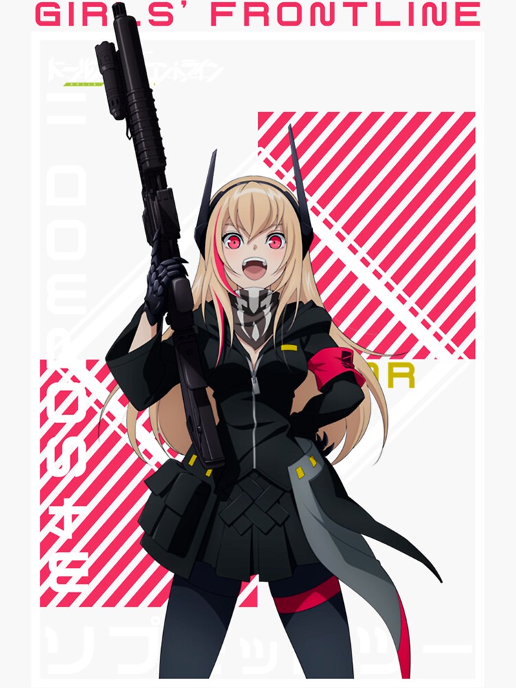 "M4 SOPMOD II - Dolls Frontline 2 ANIME MANGA CARTOON GIFT" Sticker for ...