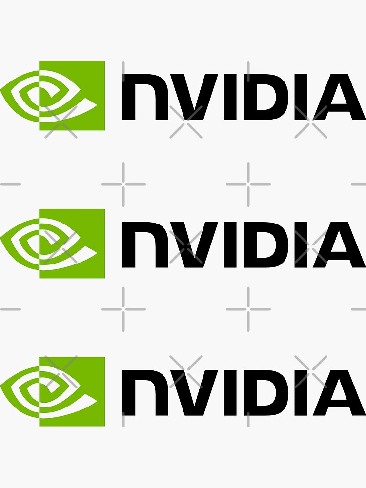 "Nvidia Icons" Sticker for Sale by faeliaso | Redbubble
