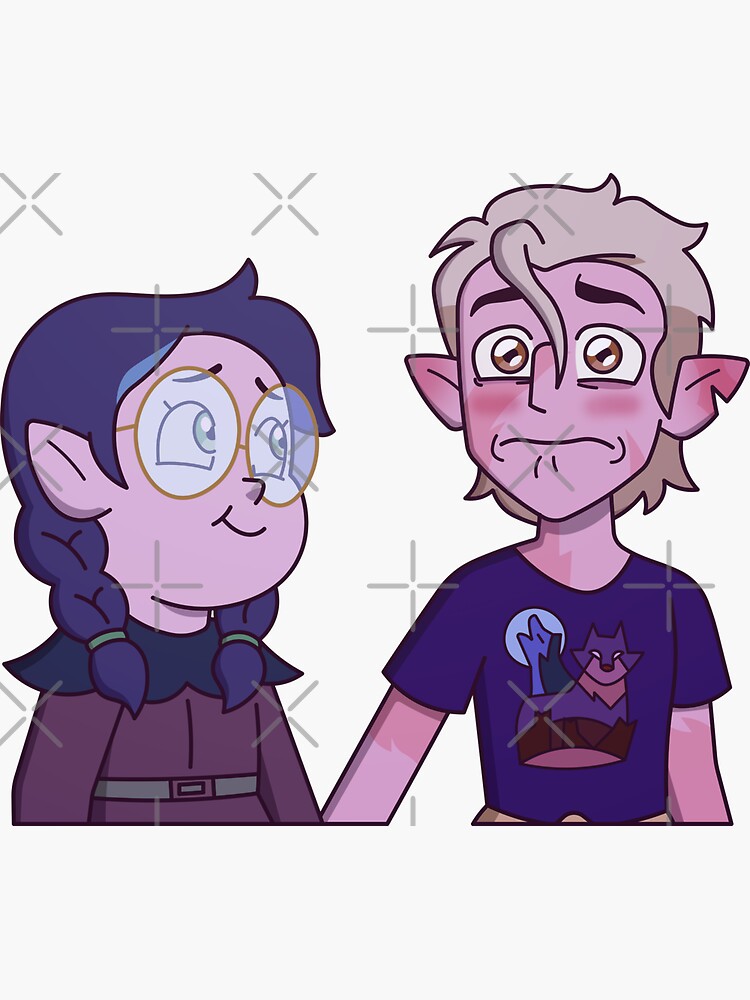 Huntlow | Hunter and Willow | The Owl House Sticker sold by Gary Singh ...