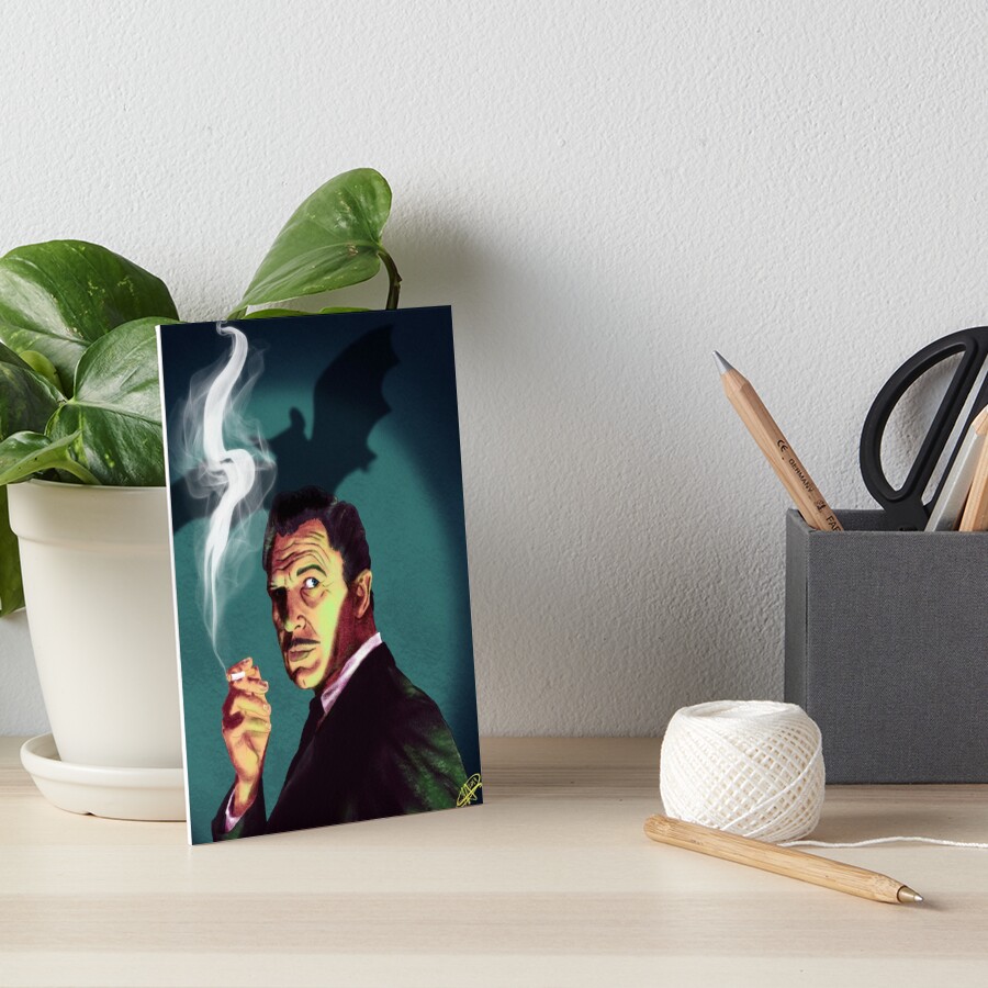 "Vincent Price " Art Board Print for Sale by BeAwsmMakeStuff | Redbubble