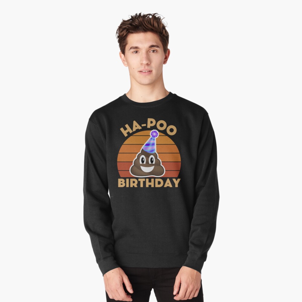 "Ha-Poo Birthday | Happy Birthday| Funny Poop" Sticker for Sale by ...