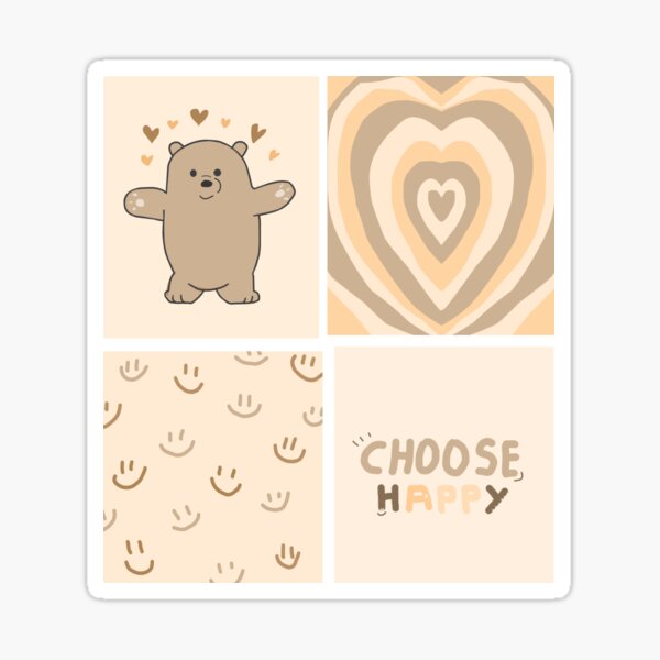 "Boho Aesthetic Happy Sticker Pack" Sticker for Sale by Artbysaeme ...