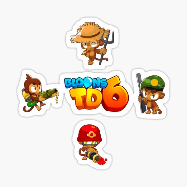 "Btd 6 For Best Kids Pack" Sticker for Sale by Erina-Tayna | Redbubble