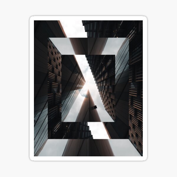 "Stacked Skyscraper view" Sticker for Sale by stefanomadic | Redbubble