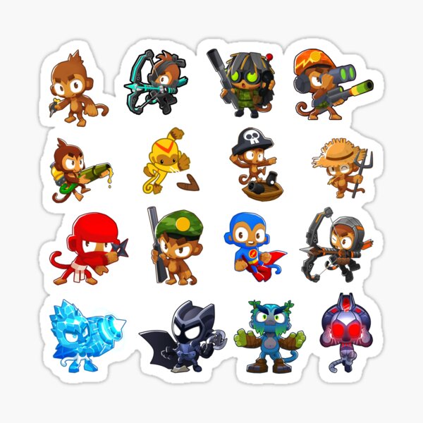 "Btd 6 For Best Kids Pack" Sticker for Sale by Erina-Tayna | Redbubble