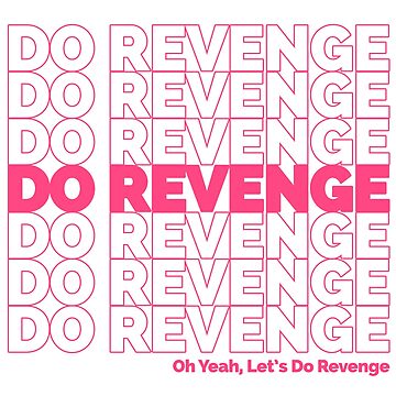 "Do Revenge" Sticker for Sale by Graphic-Eve | Redbubble