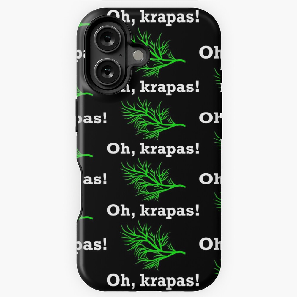 "Oh, krapas!" Sticker for Sale by ADHD | Redbubble