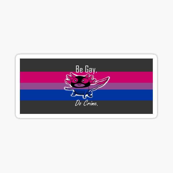 "Bi Axolotl (V52)" Sticker for Sale by SamIsWhat8 | Redbubble