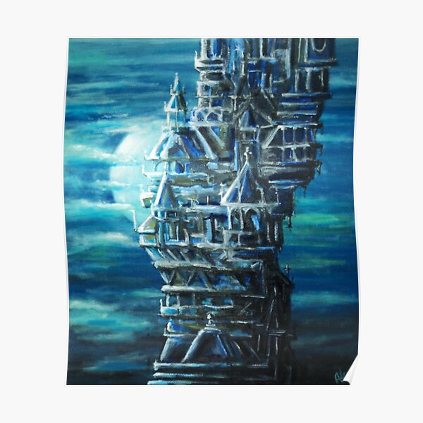 "The Infinite Castle" Poster for Sale by andershoberg | Redbubble
