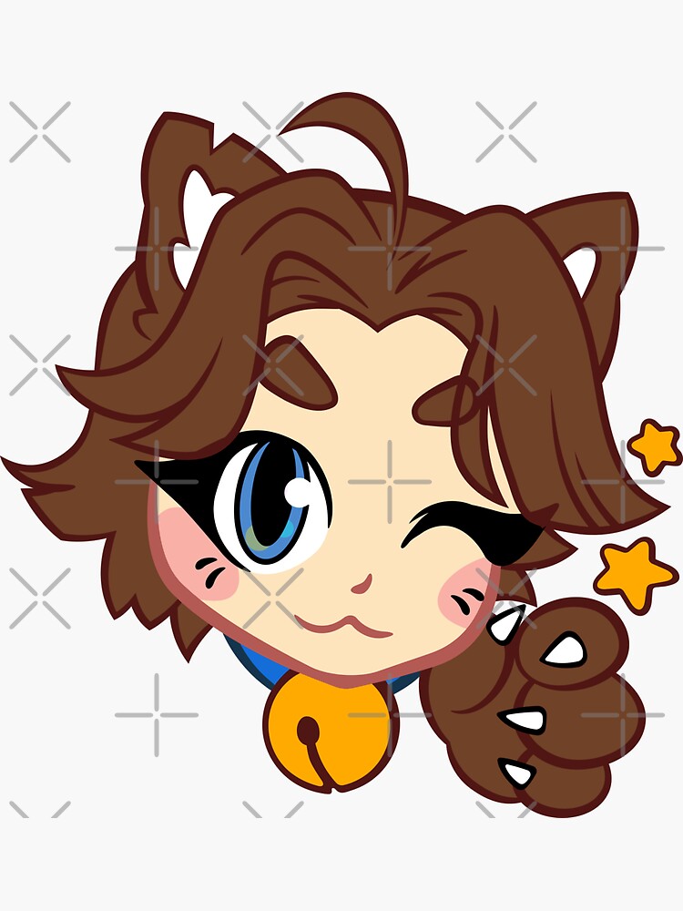 "Catboy Jerma" Sticker for Sale by soivinn | Redbubble