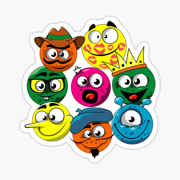 "Smile face" Sticker for Sale by TVstuff | Redbubble