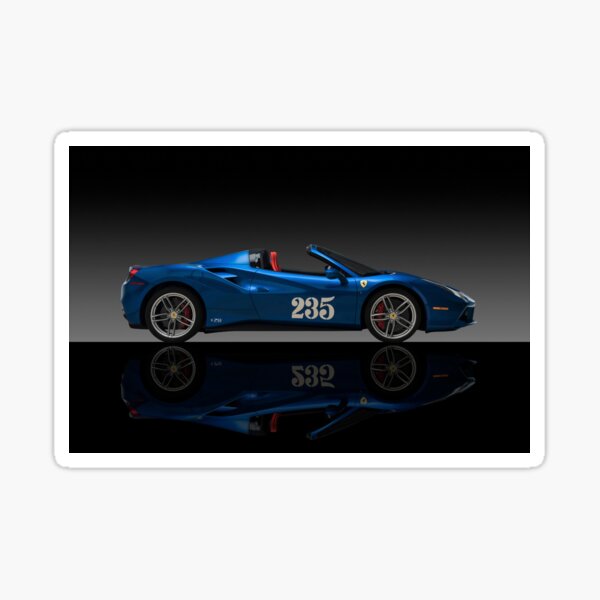 "Ferrari 488 Spider (#150)" Sticker for Sale by FerrariPhotos | Redbubble