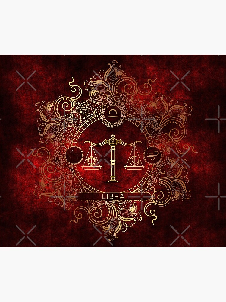 "Zodiac - Fire - Libra" Poster for Sale by aleibanez | Redbubble