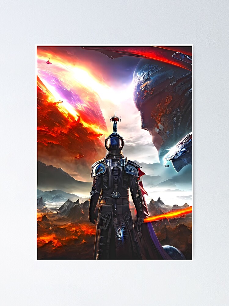 "Human/Alien War - Battlefield Gaze - AI Generated Sci Fi Concept Art ...