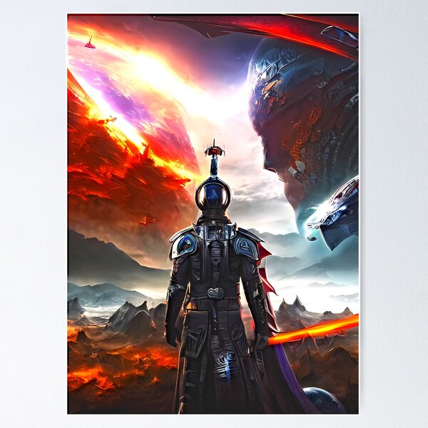 "Human/Alien War - Battlefield Gaze - AI Generated Sci Fi Concept Art ...