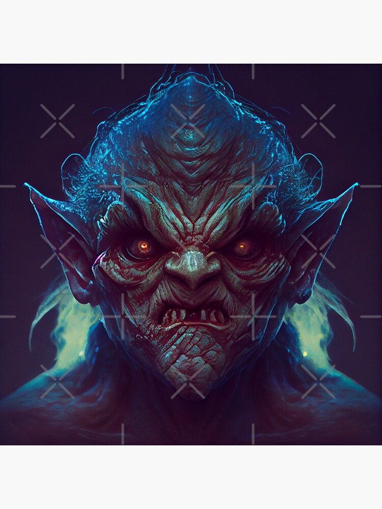 "Evil Elf" Sticker for Sale by Wet-Tips | Redbubble