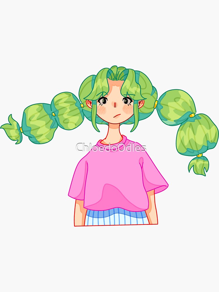 "Lazy girl " Sticker for Sale by Chloedo0dles | Redbubble