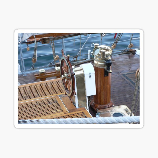 "no helmsman" Sticker for Sale by PreetyYO | Redbubble