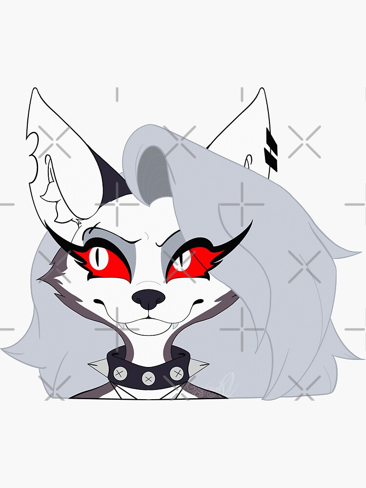 "Loona" Sticker for Sale by GrinningGinger | Redbubble