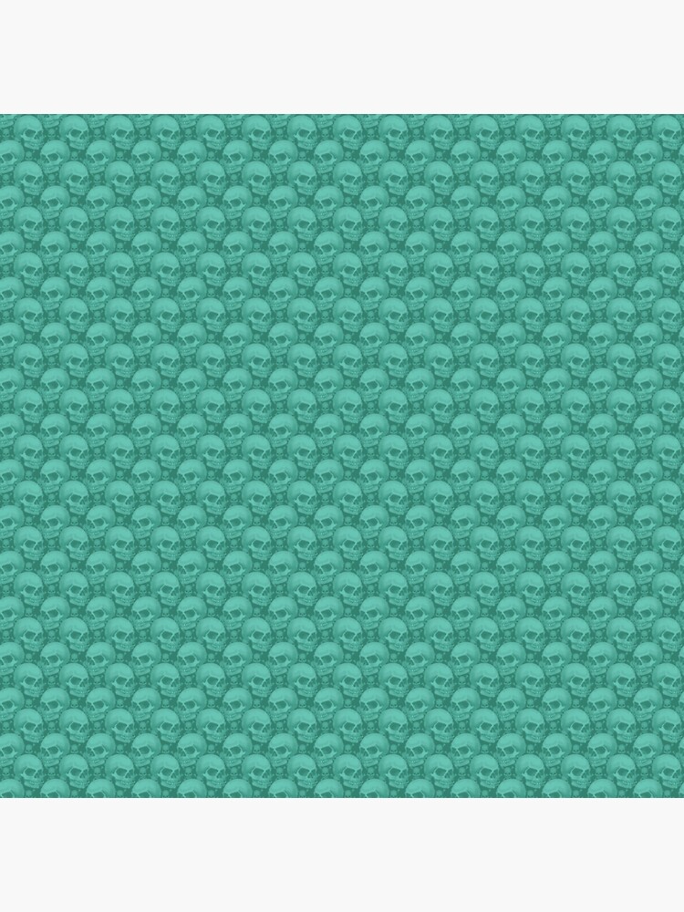 "Grinning Teal Skulls Lurking in the Catacombs Under Paris" Sticker for Sale by christylh ...