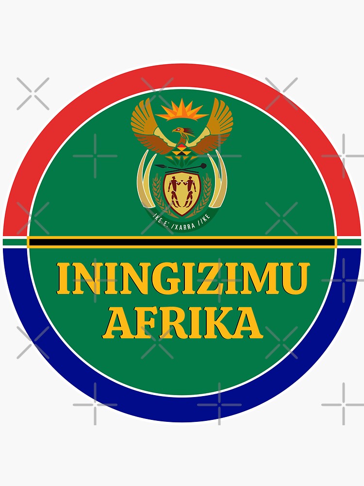 "My South African Identity Zulu" Sticker for Sale by FedSherDesign ...