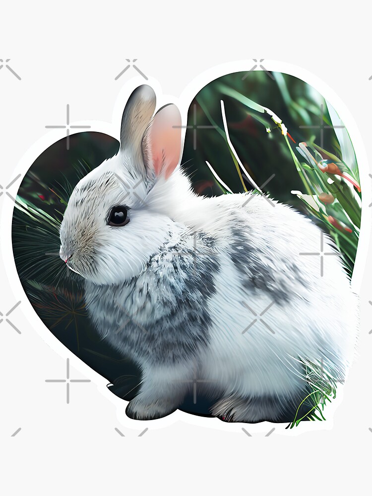 "Netherland Dwarf Rabbit" Sticker for Sale by FutureThreads | Redbubble