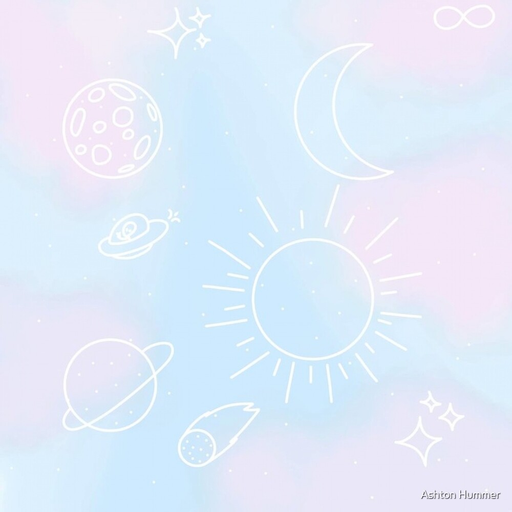 "Pastel Universe" by Ashton Hummer | Redbubble