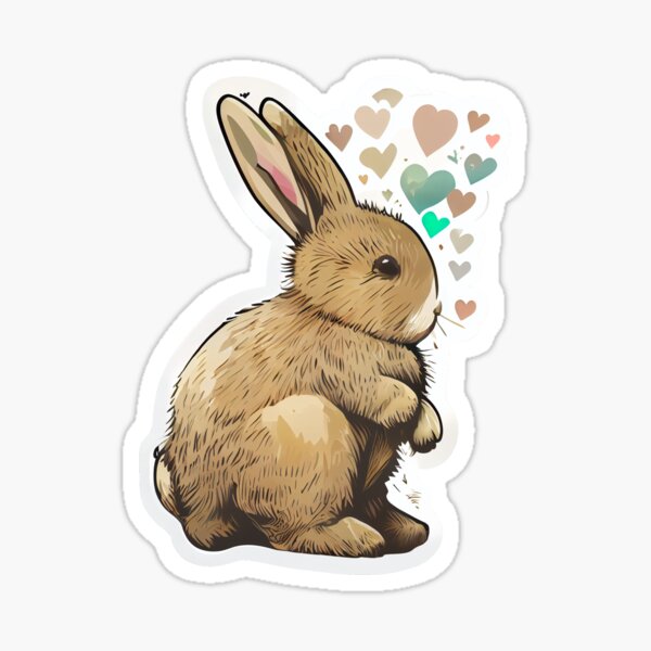 "Flemish Giant Rabbit" Sticker for Sale by FutureThreads | Redbubble