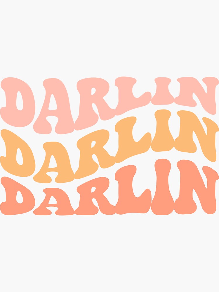 "Darlin Shirt " Sticker for Sale by FauzIDEA | Redbubble