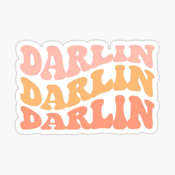"Darlin Shirt " Sticker for Sale by FauzIDEA | Redbubble
