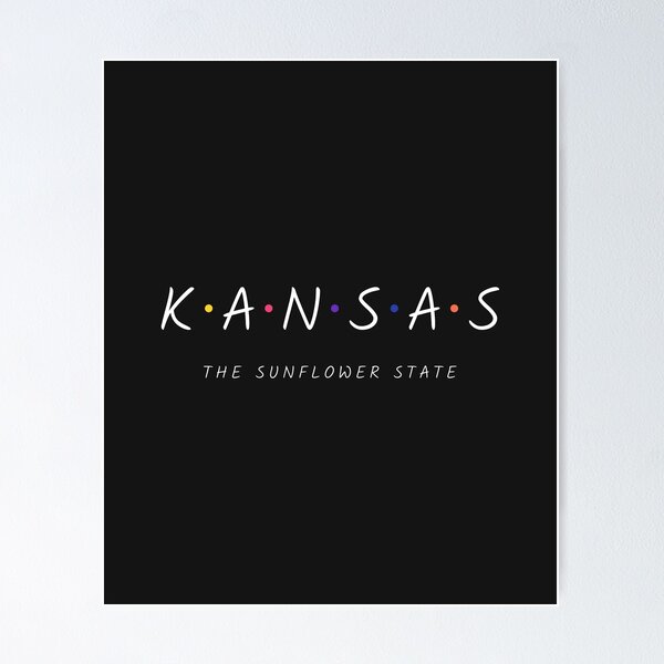 "Kansas Text" Poster for Sale by TitanRN | Redbubble