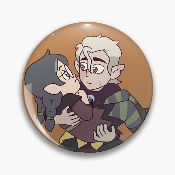 Huntlow Hunter And Willow The Owl House Pin For Sale By Artnchfck Redbubble