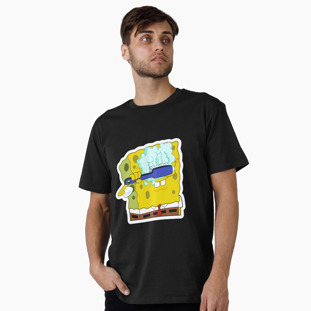 "SpongeBob Washing Eyes" Sticker for Sale by kevinjasello | Redbubble