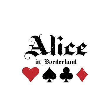 "Alice in borderland logo" Poster for Sale by sonoyang | Redbubble