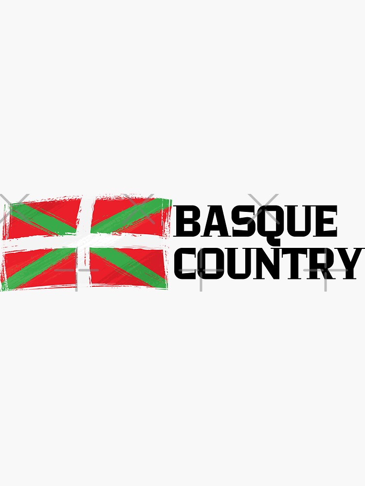 "basque country flag design " Sticker for Sale by Original1977 | Redbubble