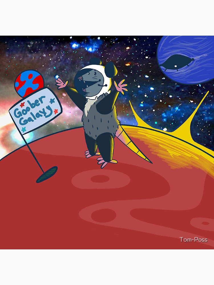"Goober Galaxy" Sticker for Sale by Tom-Poss | Redbubble