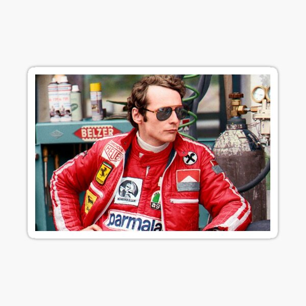 " Andreas Nikolaus - Niki Lauda" Sticker for Sale by Father-of-Time ...
