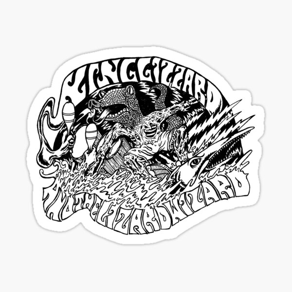 "Best Of King Gizzard And The Lizard Wizard On Tour" Sticker for Sale ...