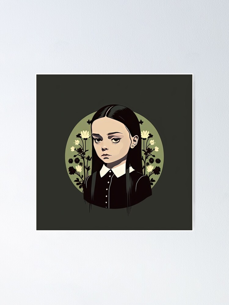 "wednesday addams" Poster for Sale by Chillapy | Redbubble