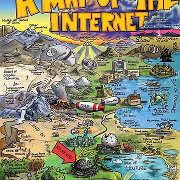 "A Map Of The Internet" Poster for Sale by OnatahAlgonquin | Redbubble