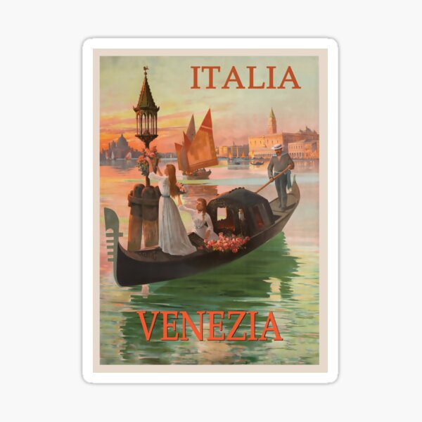 "Italy, Venezia" Sticker for Sale by Gvantsaaa | Redbubble