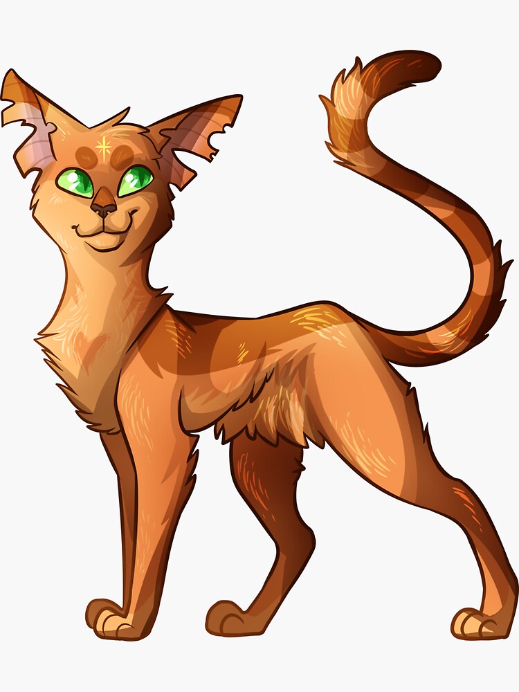 "Fireheart" Sticker by Draikinator | Redbubble