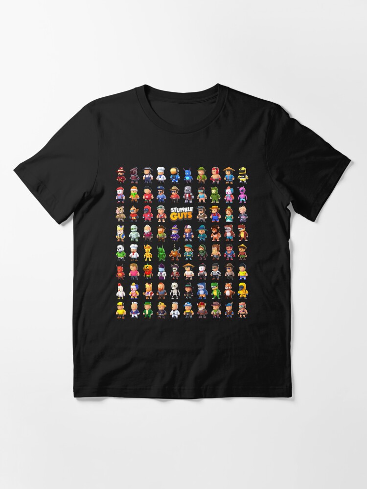 "Stumble Guys Character Set #1" T-shirt for Sale by vadorg | Redbubble ...