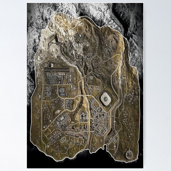 "Verdansk Map - Rebirth Map" Poster for Sale by jaggyboy | Redbubble