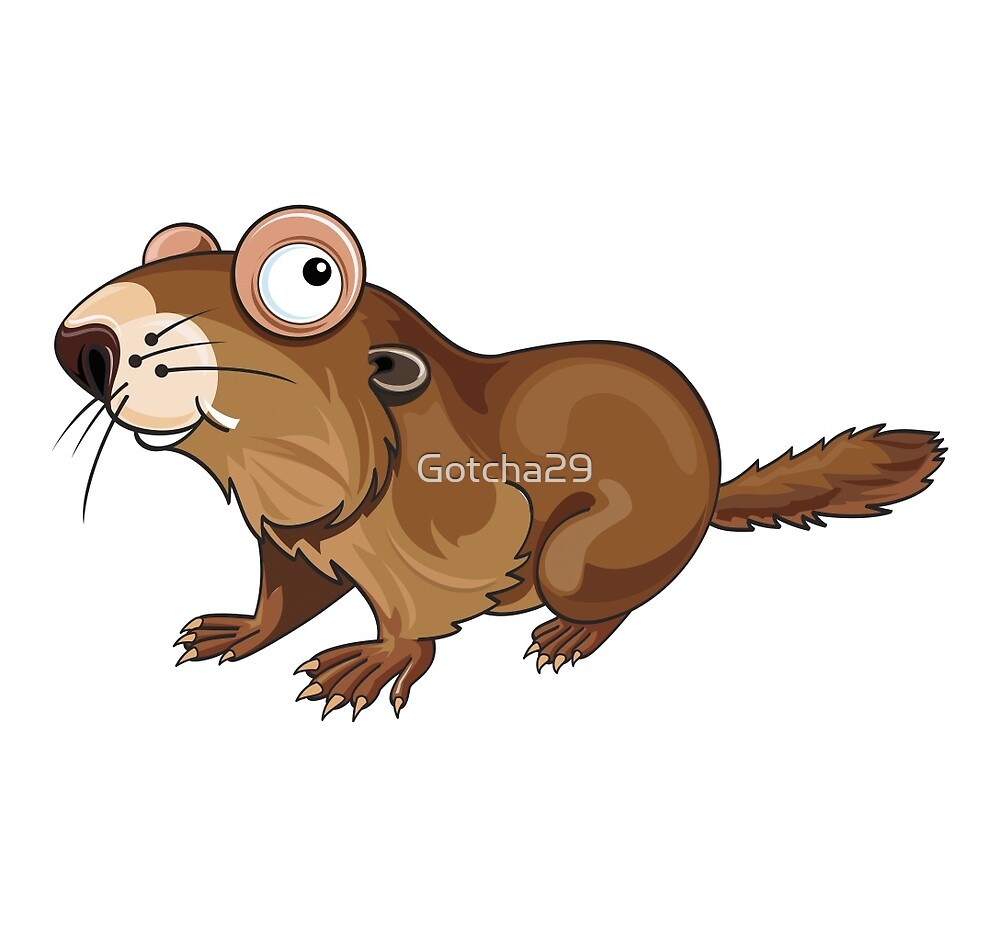 "Groundhog Cartoon Character" by Gotcha29 | Redbubble