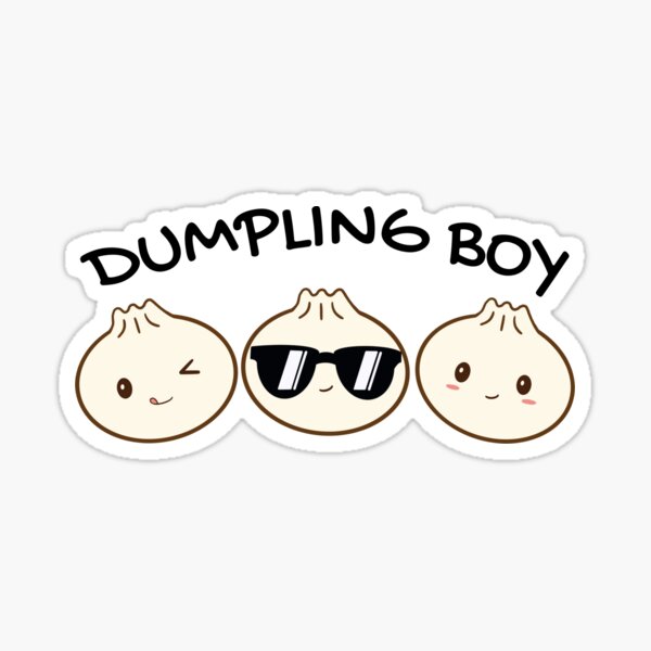 "dumpling boy" Sticker for Sale by champagnemoment | Redbubble
